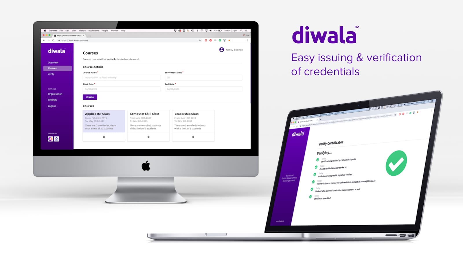 Digital Certificate management system